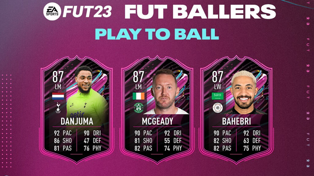FIFA 23 Play to Ball with Danjuma, McGeady FUT Ballers Objectives ...