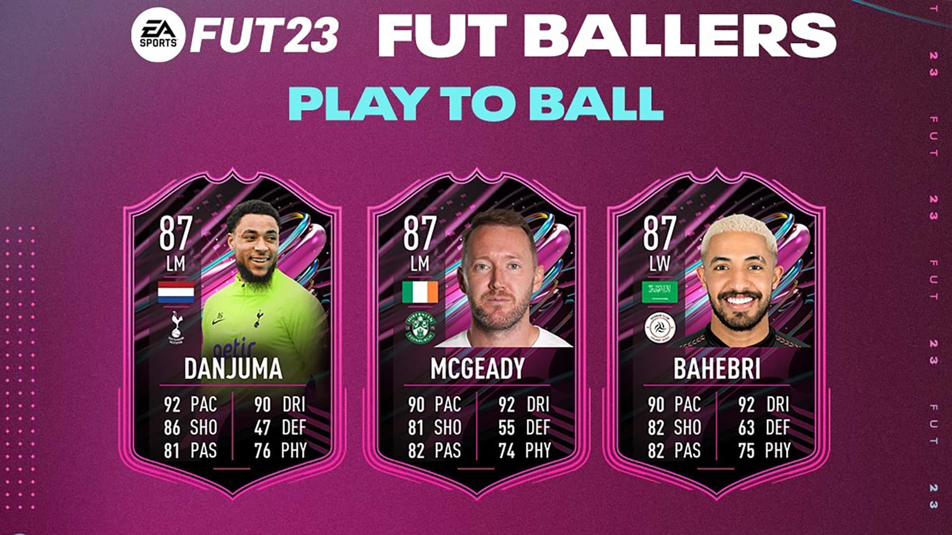 FIFA 23 Play to Ball with Danjuma, McGeady FUT Ballers Objectives ...