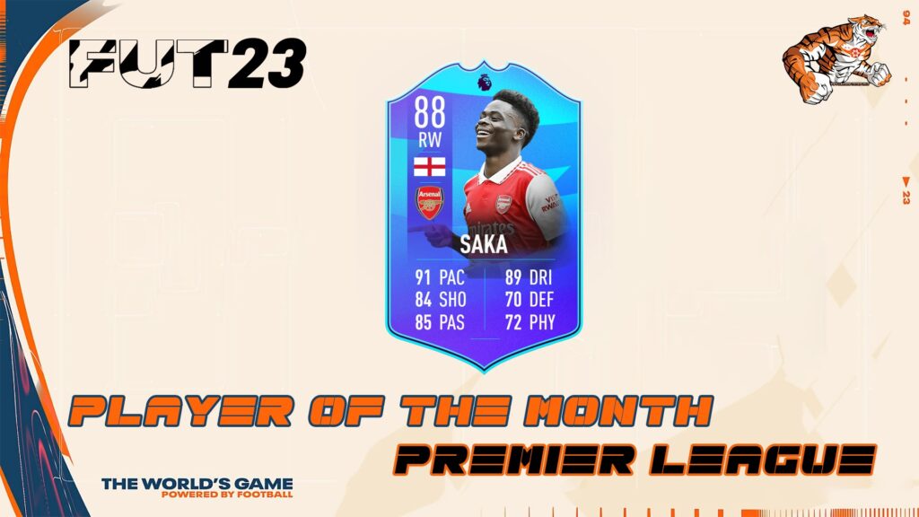Fifa 23 Sbc Bukayo Saka Potm Premier League March Winner Cheapest
