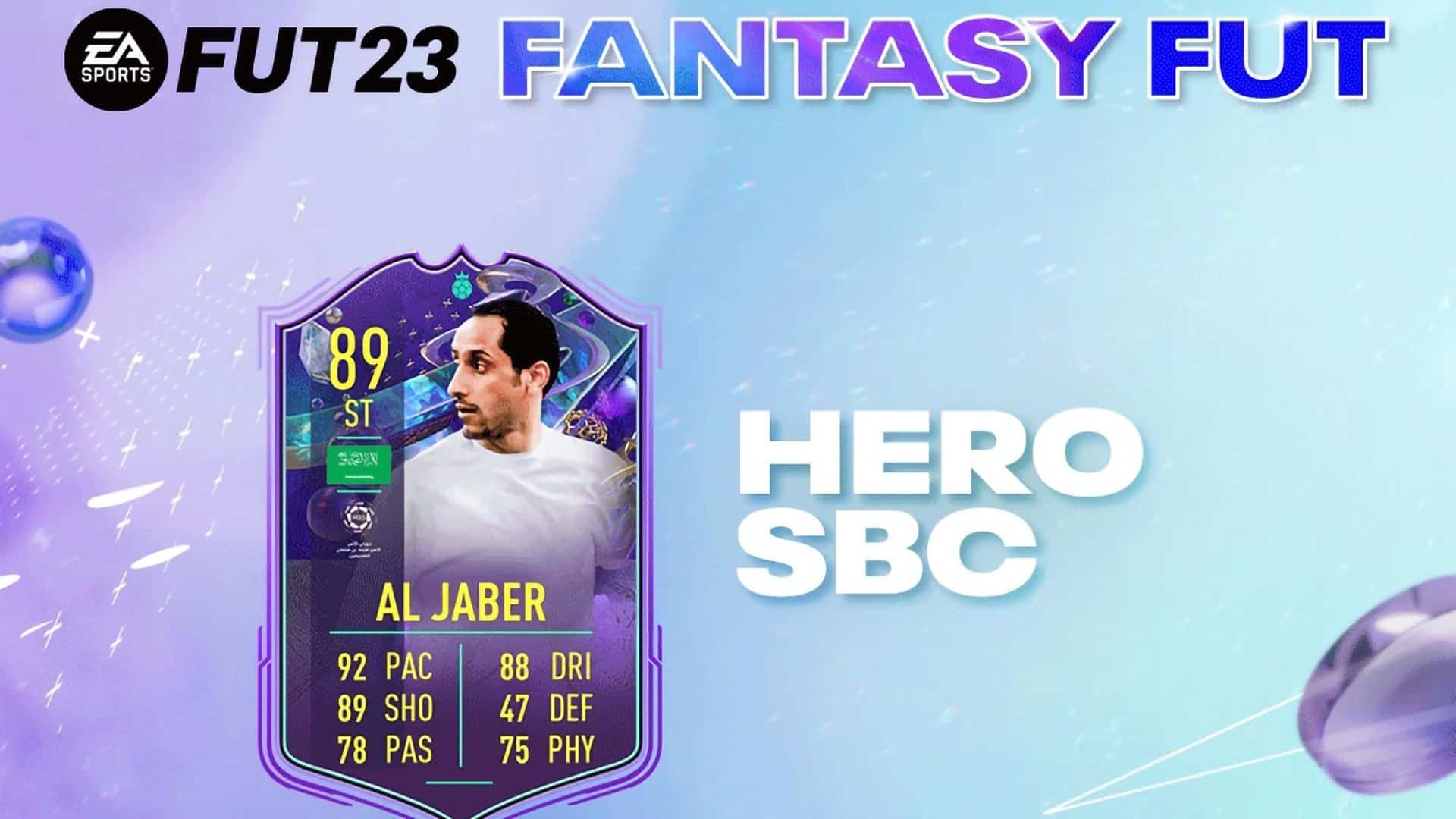 FIFA 23 SBC Sami Al Jaber Hero Fantasy FUT: Cheapest Solutions and ...