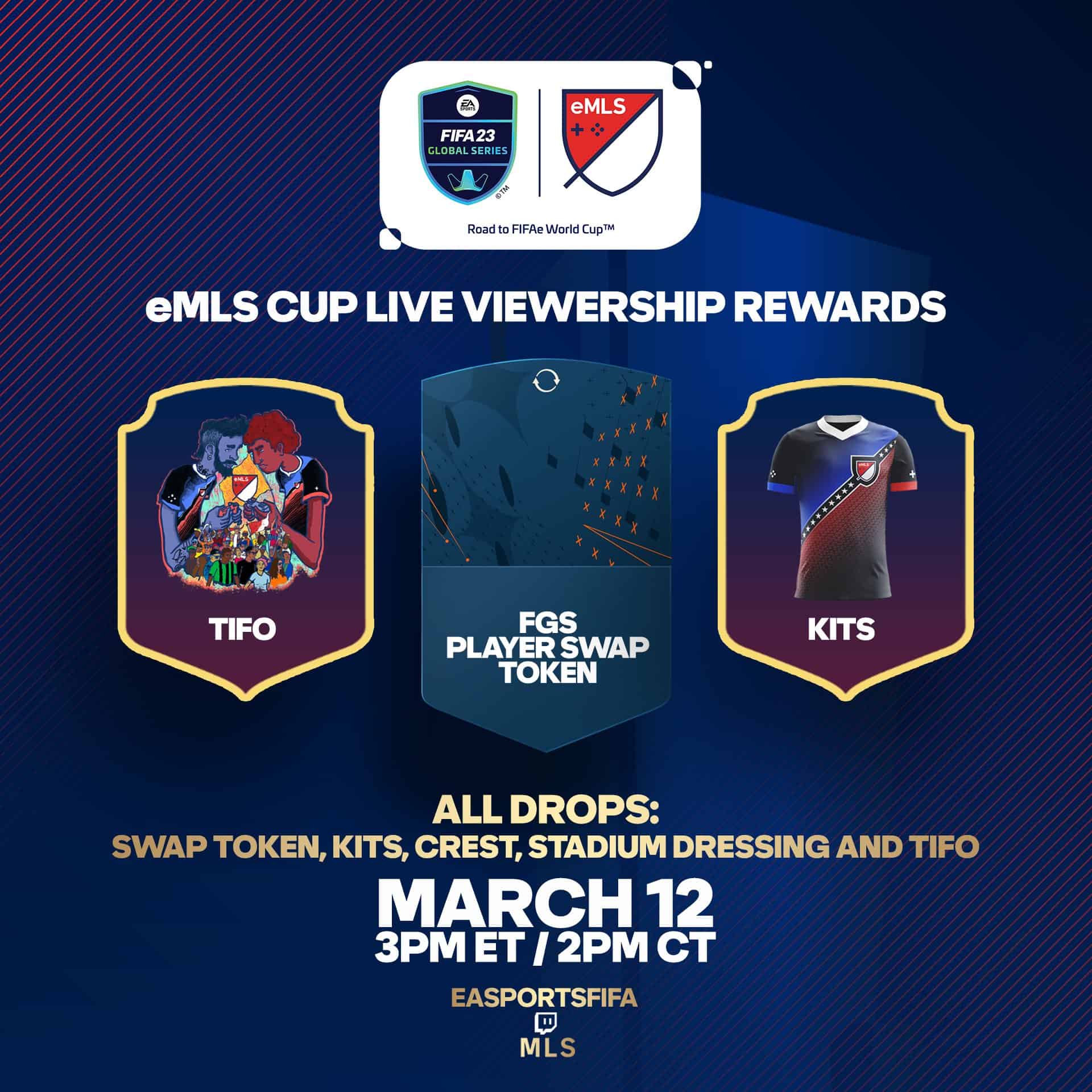 FIFA 23 eMLS Cup Live Viewership Rewards – FGS Token, Kits, Crest ...