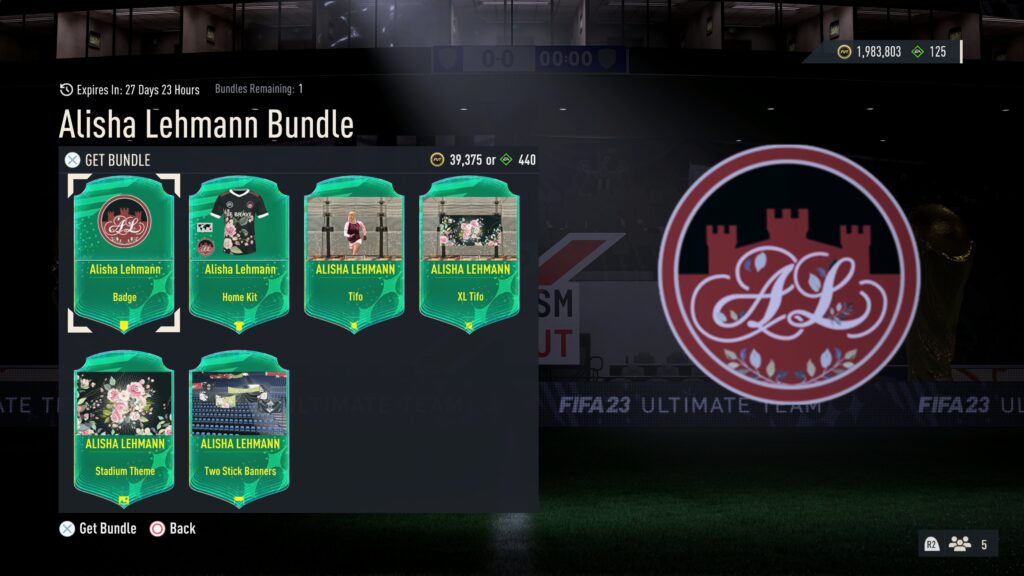 FIFA 23 Alisha Lehmann bundle with Brave Rose Kit available in the ...