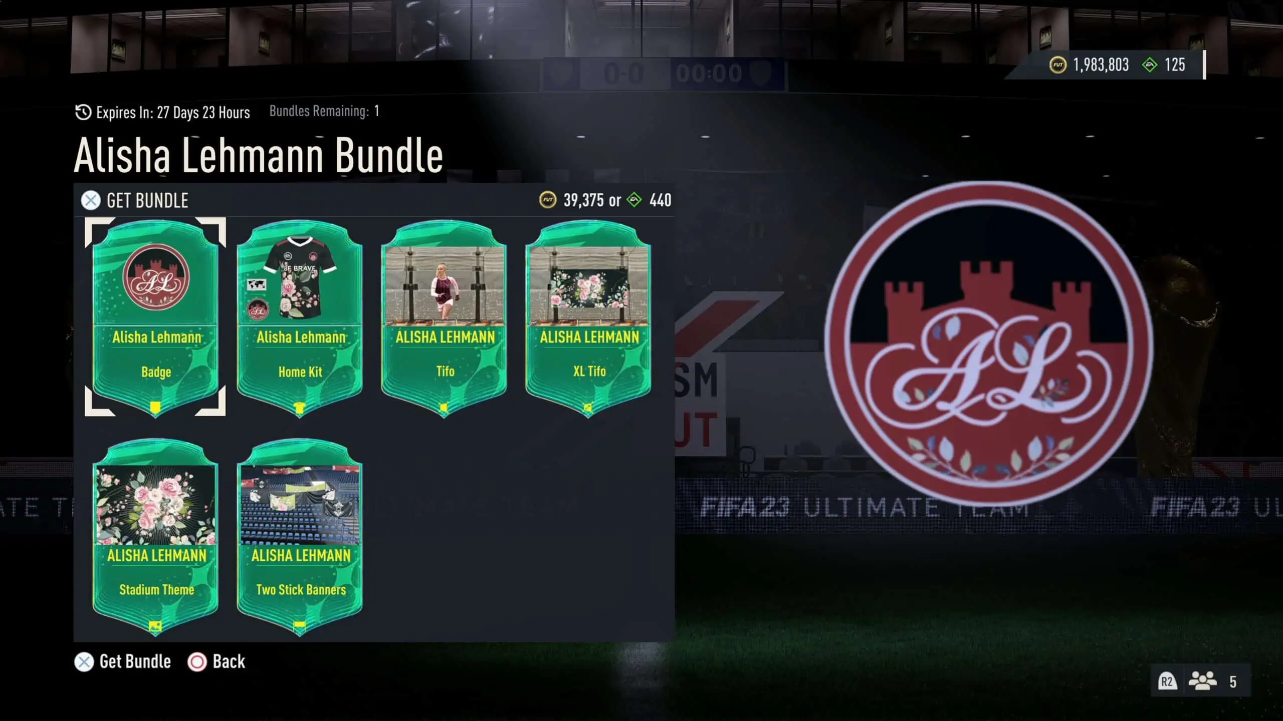 FIFA 23 Alisha Lehmann bundle with Brave Rose Kit available in the ...