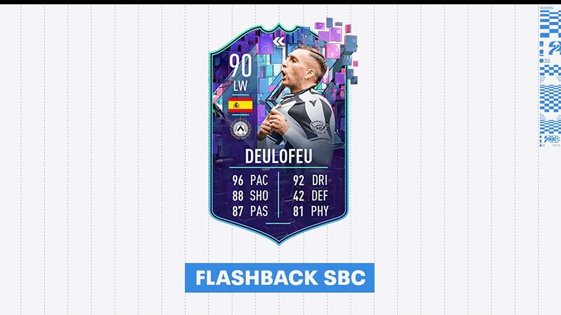 FIFA 23 SBC Gerard Deulofeu Flashback TOTS: Cheapest Solutions and ...