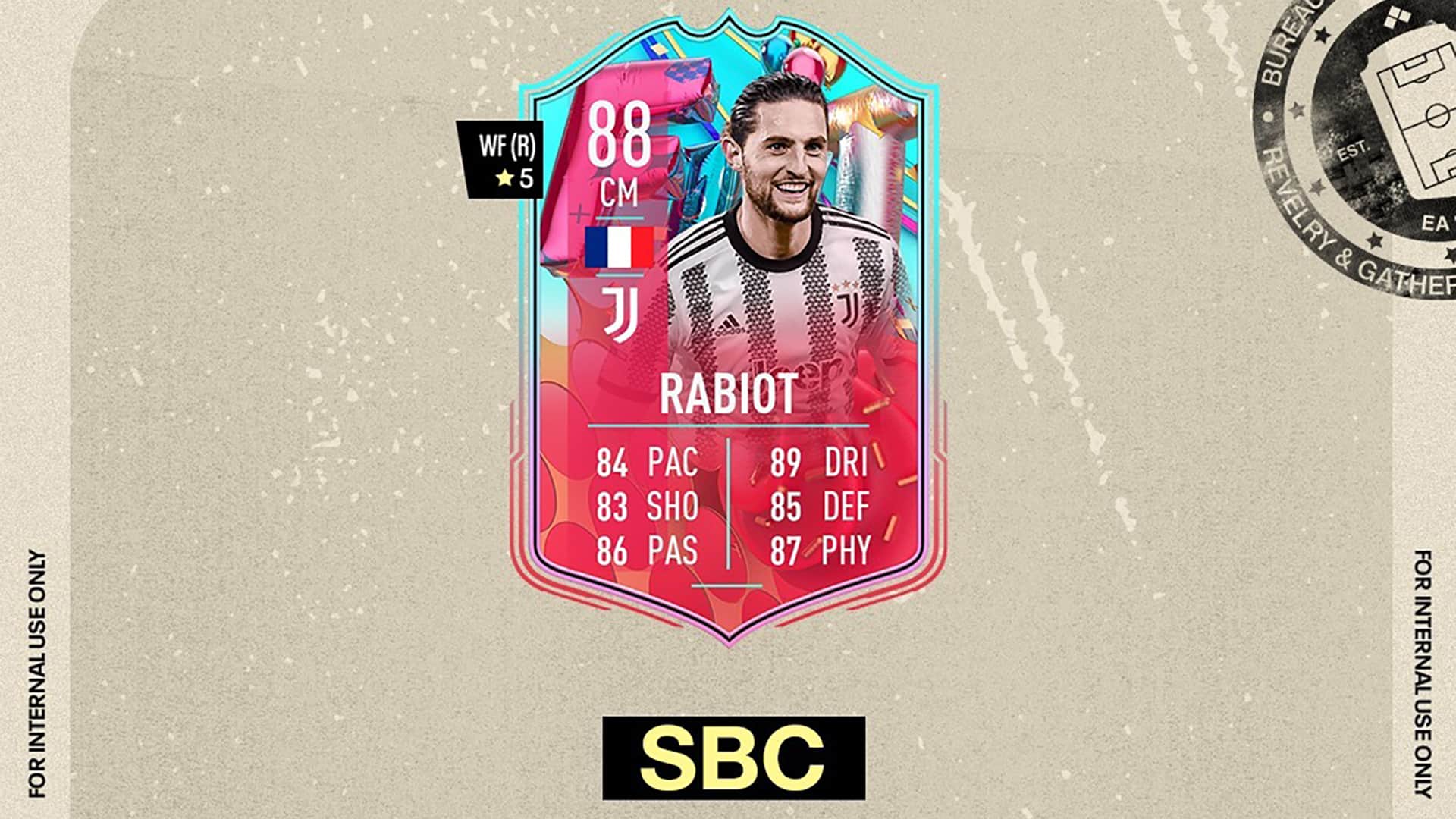 FIFA 23 SBC Adrien Rabiot FUT Birthday: Cheapest Solutions and Review ...