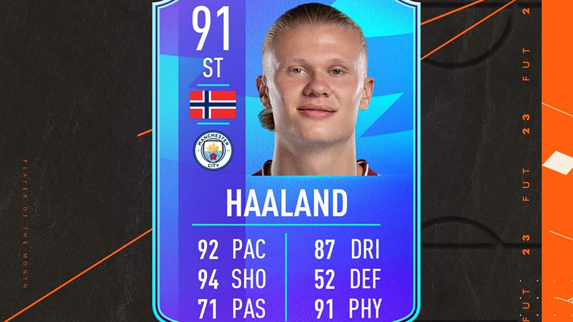 Fifa 23 Sbc Earling Haaland Potm Premier League April Cheapest