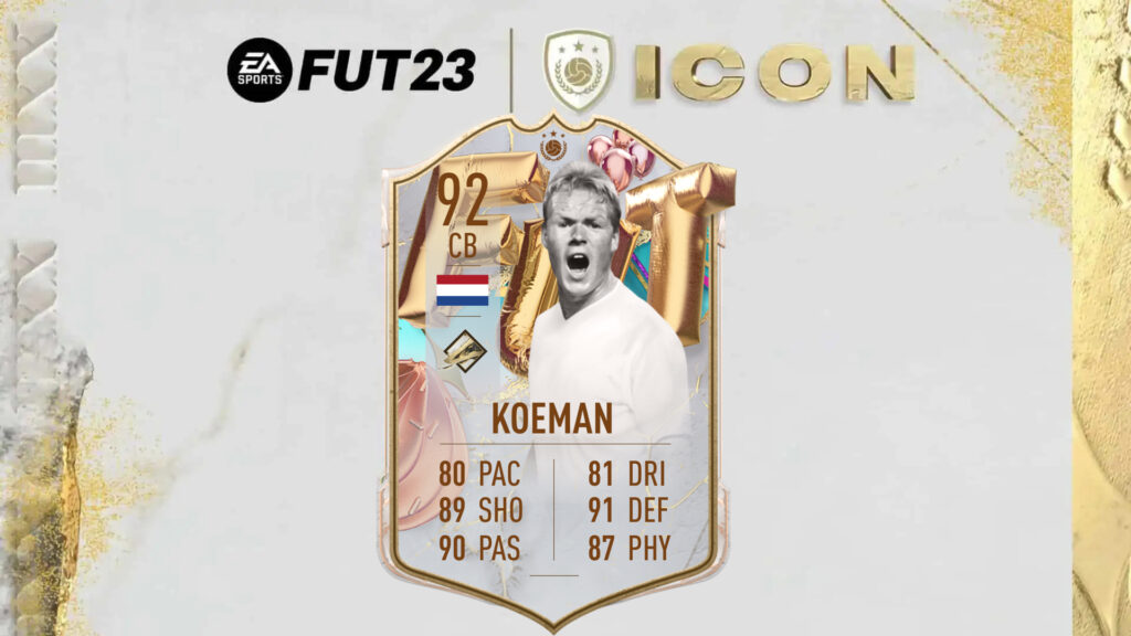 FIFA 23 SBC Ronald Koeman FUT Birthday Icon - Cheapest Solutions ...
