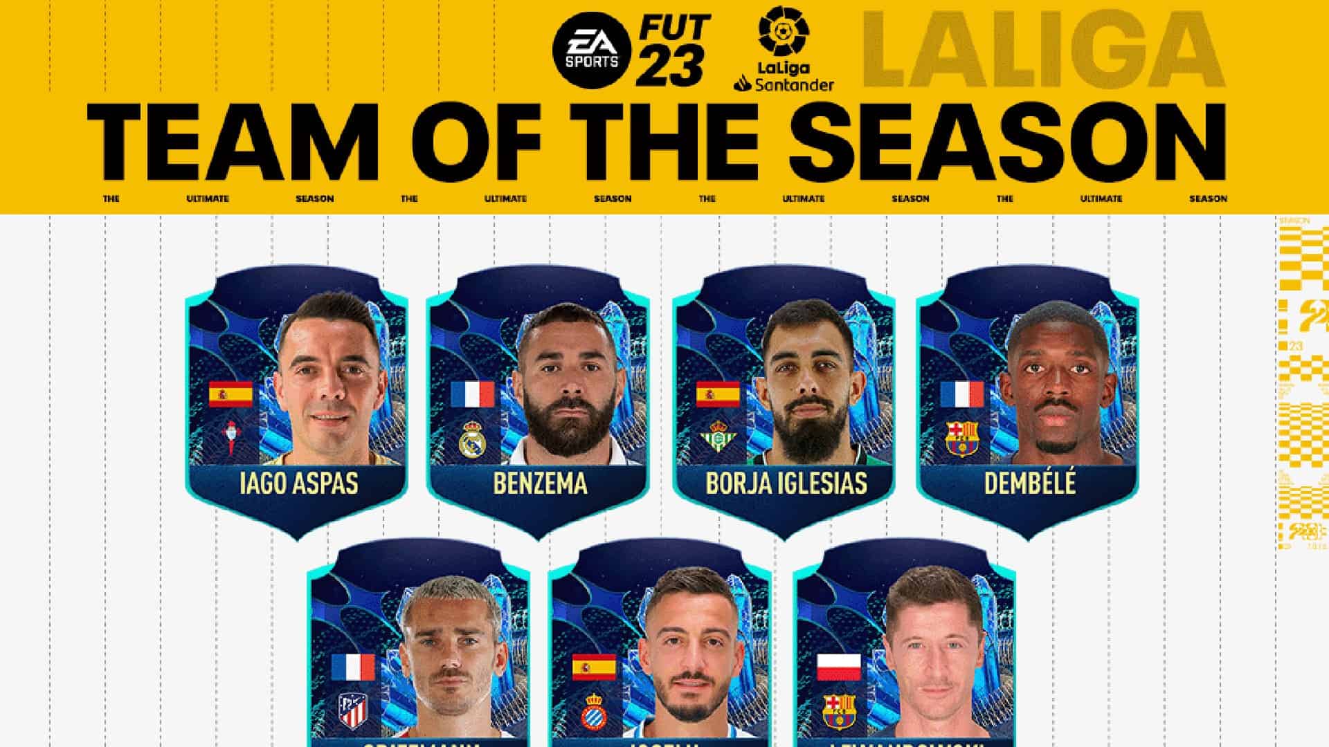 FIFA 23 How to vote La Liga TOTS: Full List Nominees Team Of the Season ...