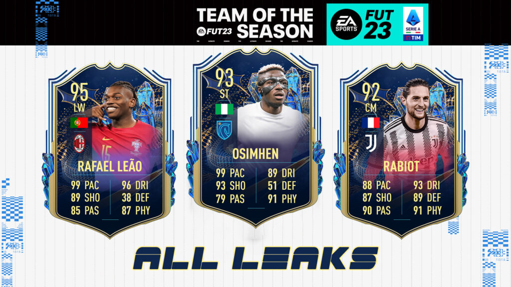 FIFA 23 TOTS Serie A Release Date and Leaks: Team Of The Season Reveal ...