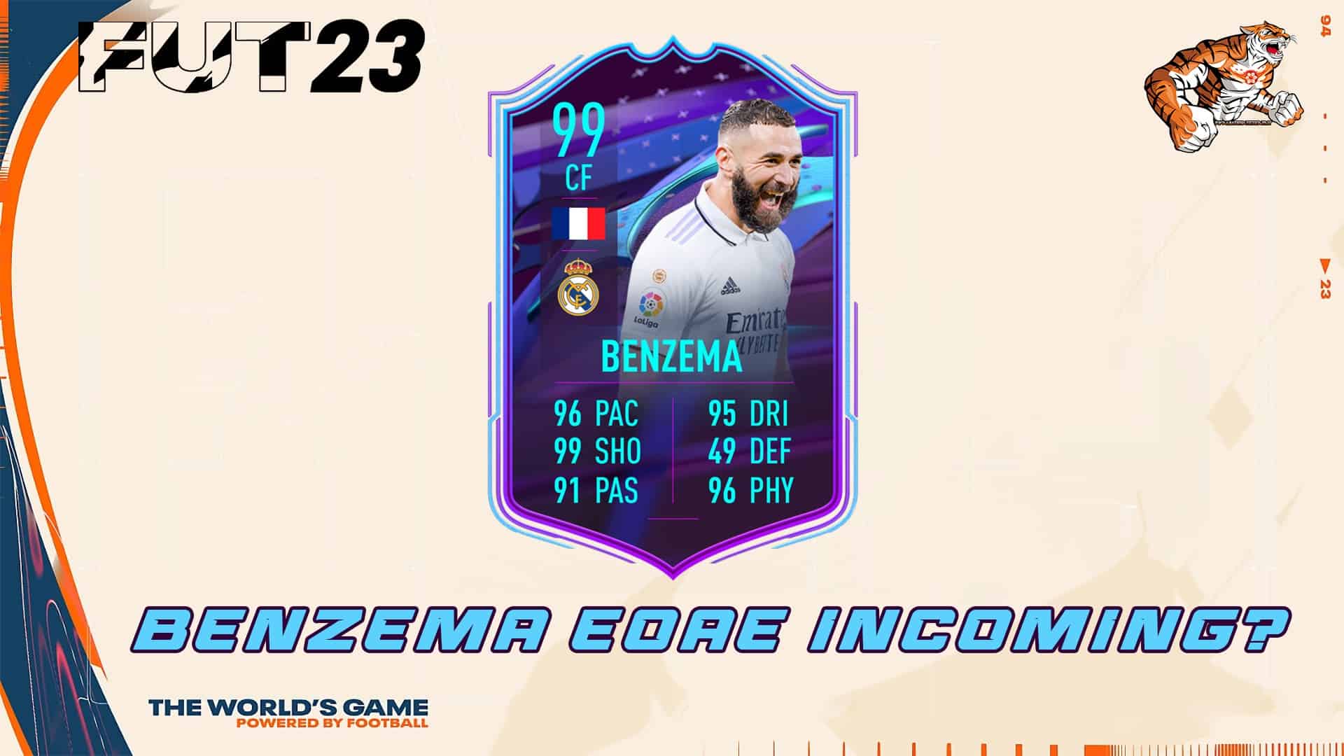 FIFA 23 Benzema Officially Leaves Real Madrid: EOAE End of an Era Card ...