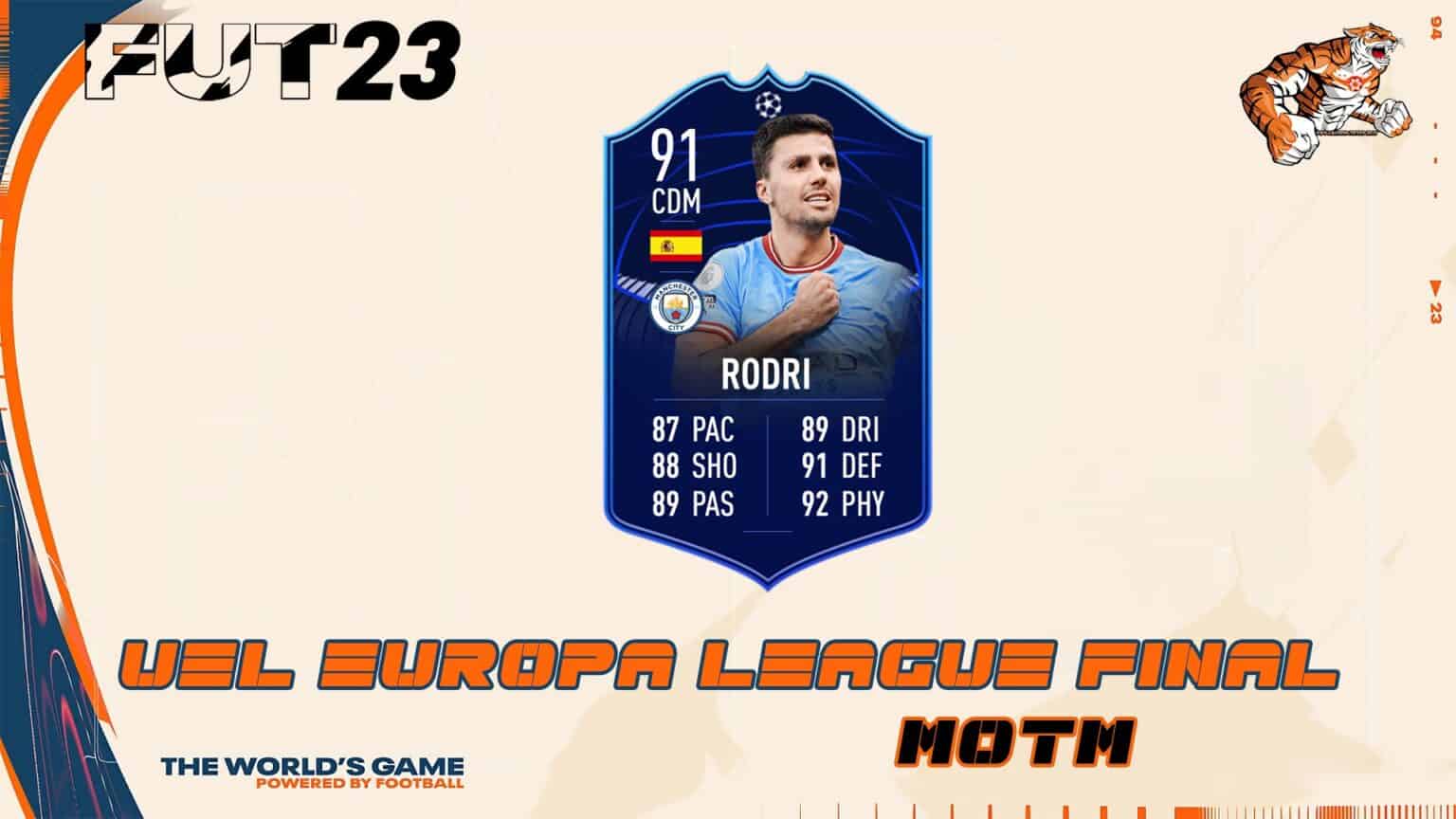 FIFA 23 SBC Rodri MOTM Uefa Champions League Final: Cheapest Solution ...