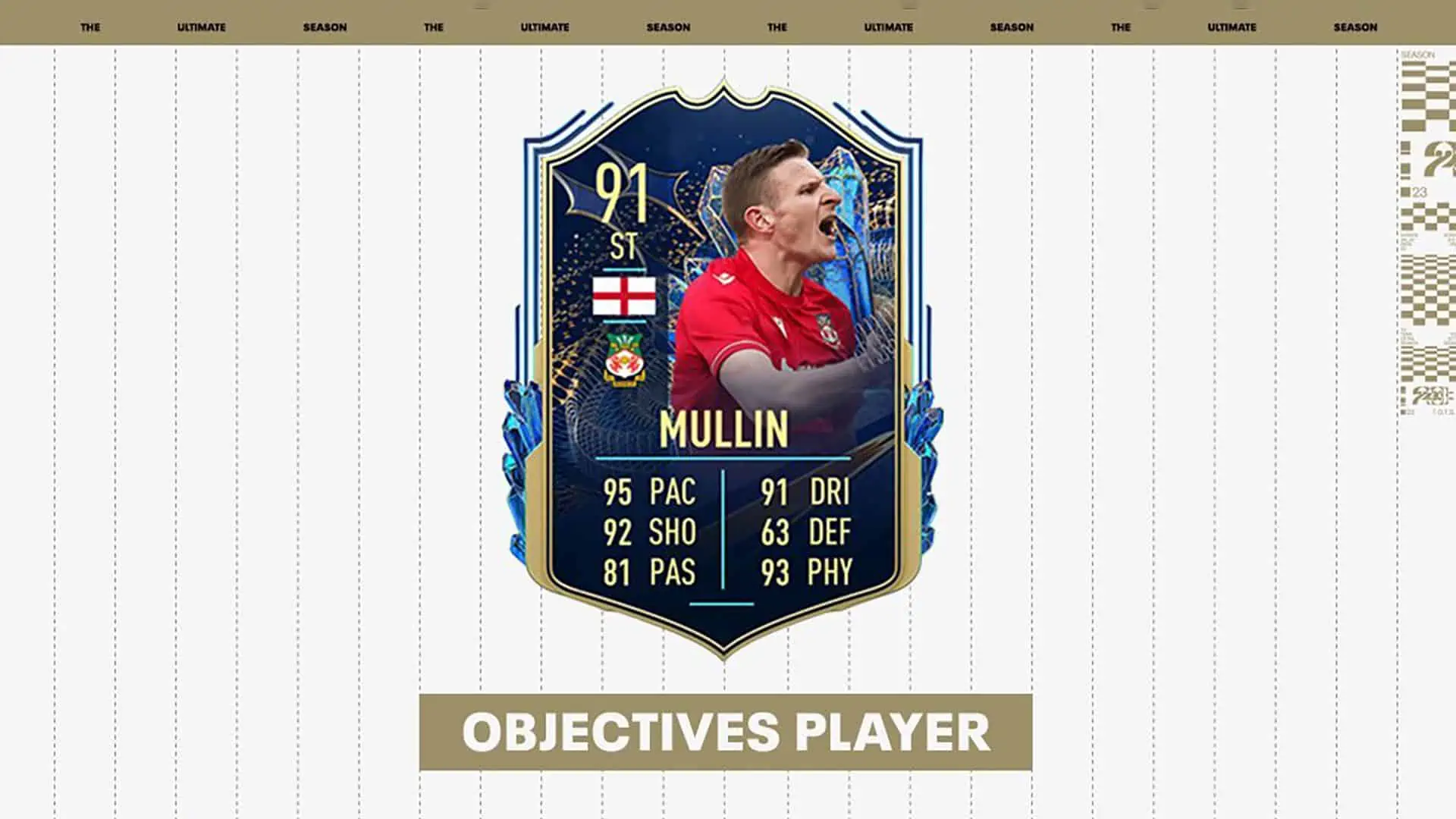 FIFA 23 Paul Mullin TOTS ROW Objectives Team Of The Season ...
