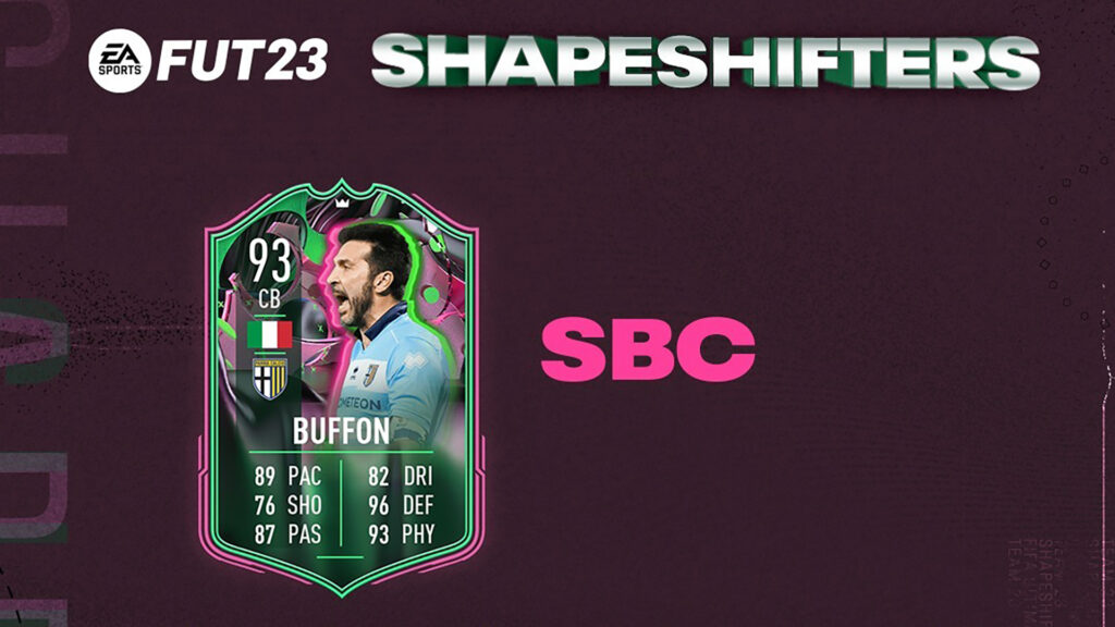 FIFA 23 SBC Buffon Shapeshifters Premium: Cheapest Solution ...