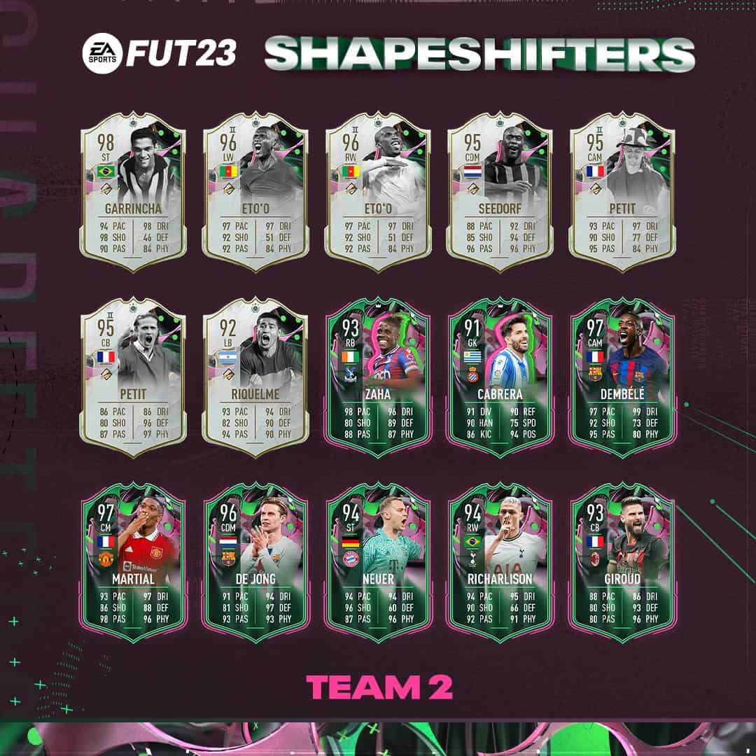 FIFA 23 Shapeshifters Icons Team 2: Release and Leaks ...