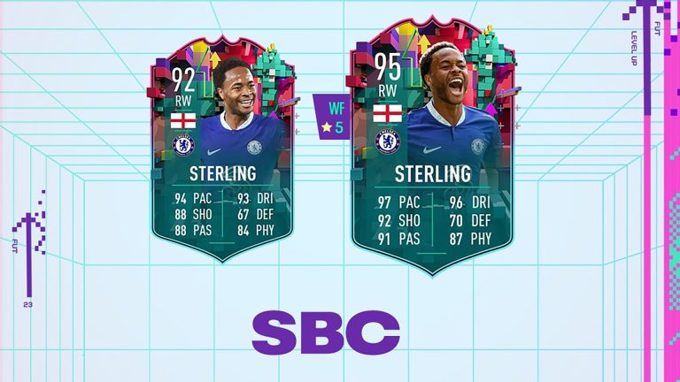 FIFA 23 SBC Raheem Sterling FUT Level UP and Objectives for Upgrade ...