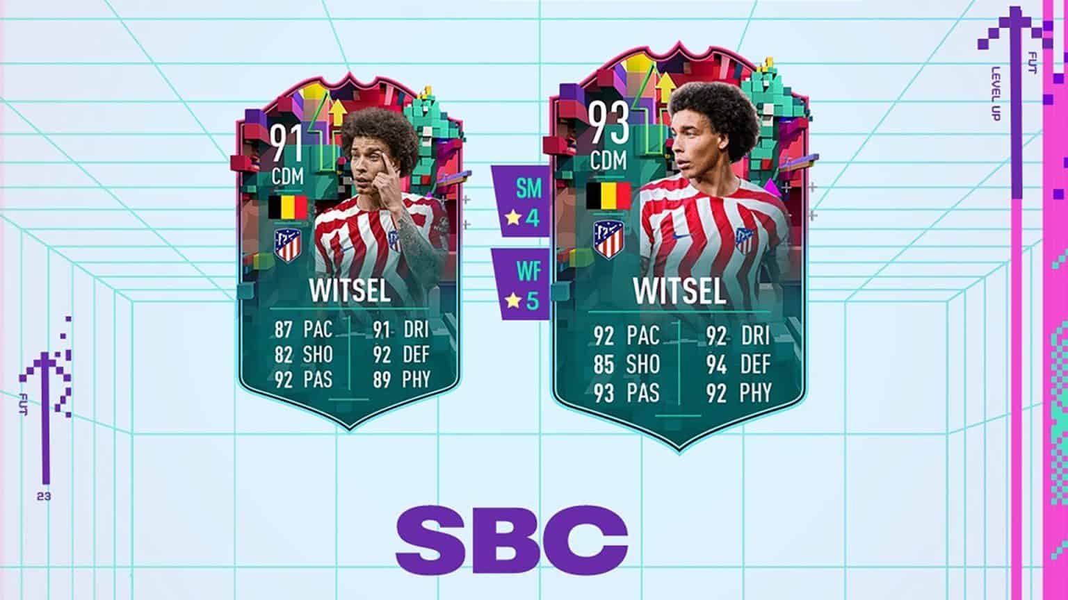Fifa 23 Sbc Witsel Fut Level Up And Objectives For Upgrade