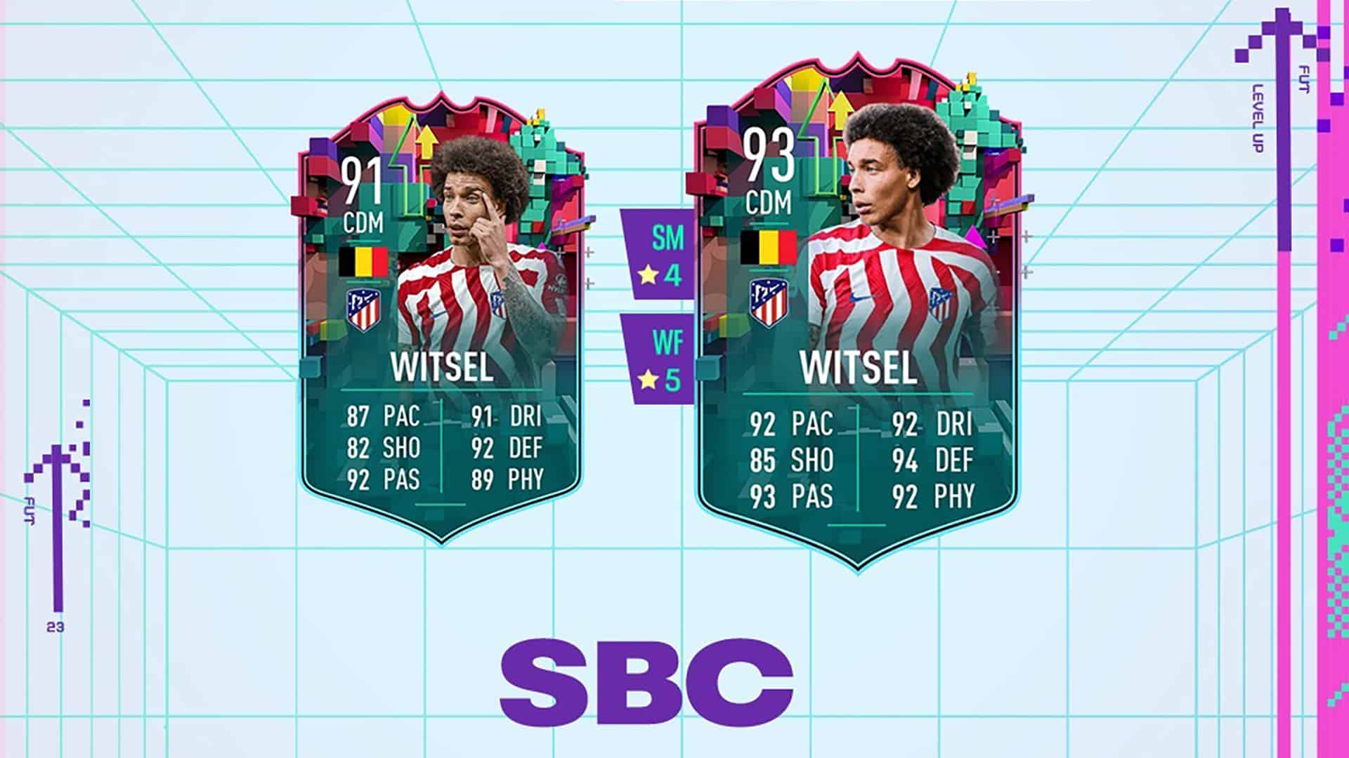 FIFA 23 SBC Witsel FUT Level UP and Objectives for Upgrade ...