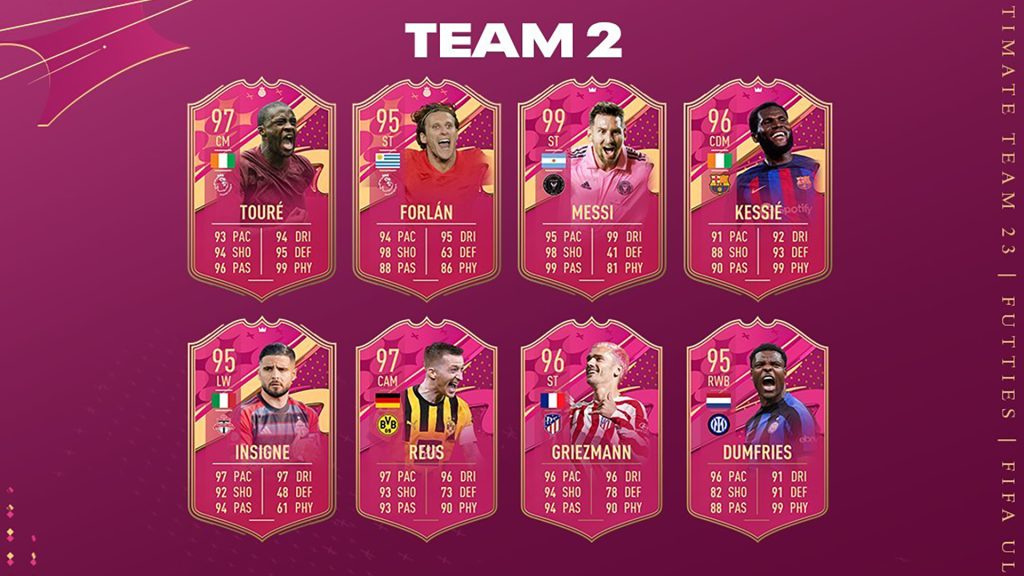 FIFA 23 FUTTIES Heroes Team 2 Release with Messi, Touré and Forlan in Packs | FifaUltimateTeam ...
