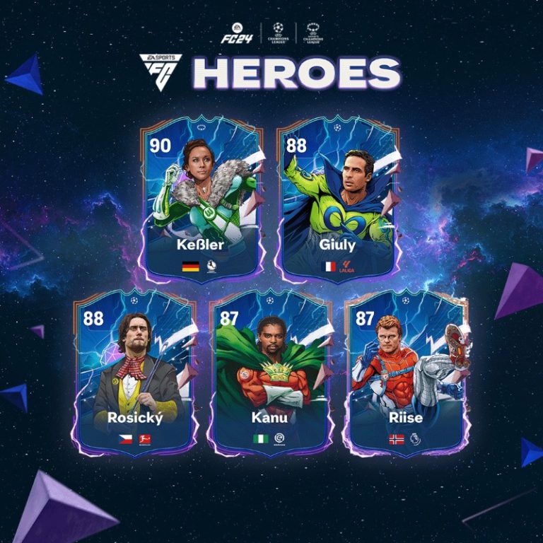 EA FC 24 UCL Heroes: New Riise, Giuly, Kanu, Rosicky and Kleber ...
