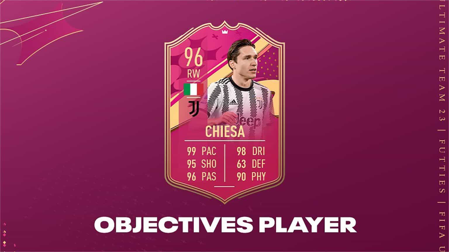 FIFA 23 Chiesa FUTTIES Objectives XP | FifaUltimateTeam.it - UK