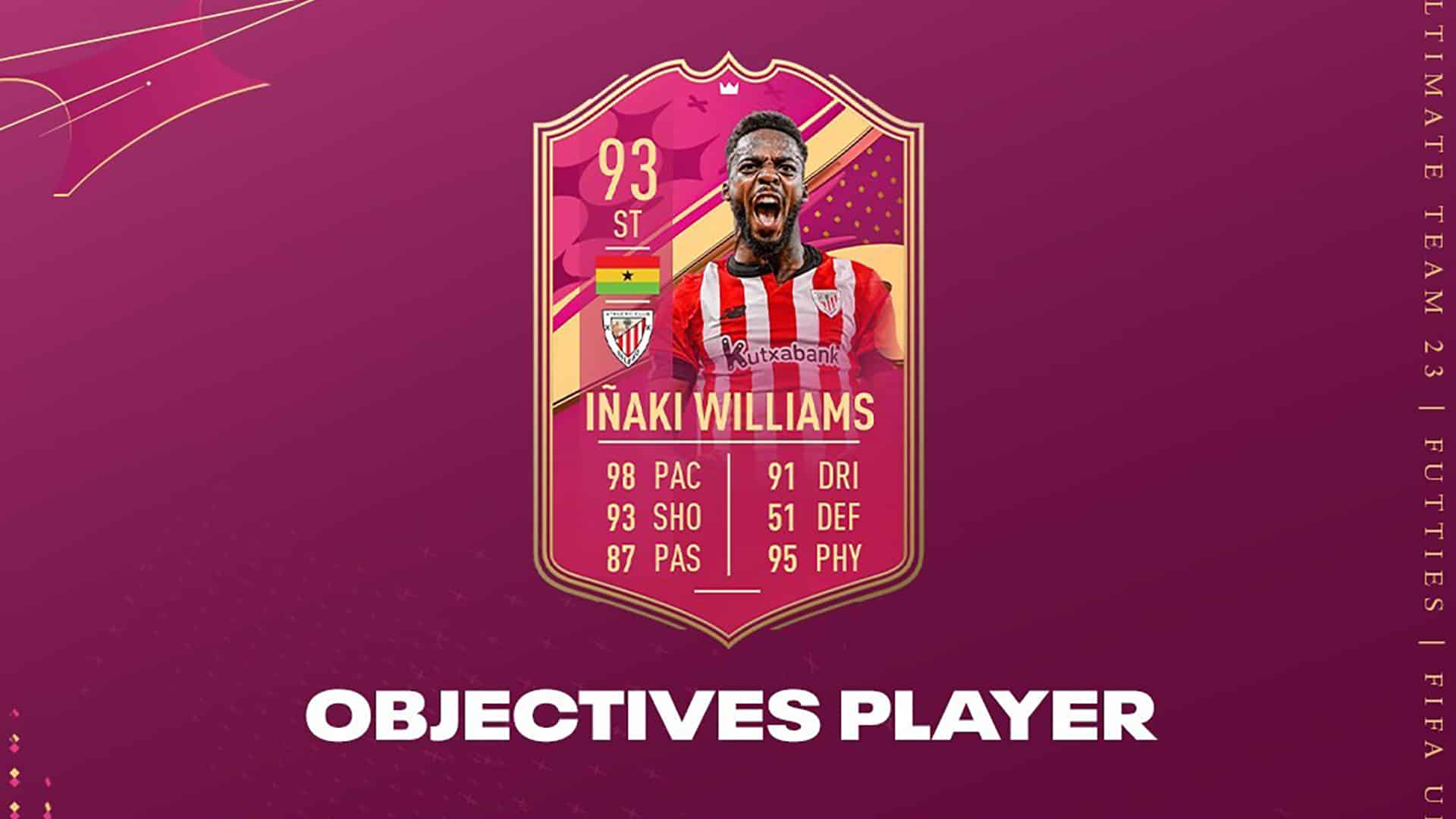 Fifa 23 Inaki Williams Futties Objectives Xp Fifaultimateteam It Uk