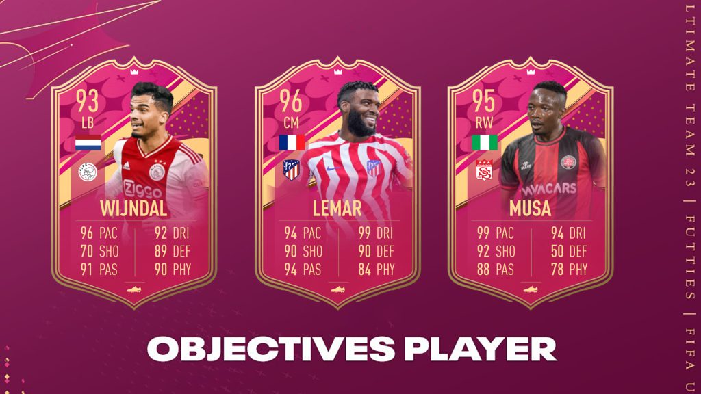 FIFA 23 FUTTIES Cup Objectives: Lemar, Wijndal, Jaime and Musa ...