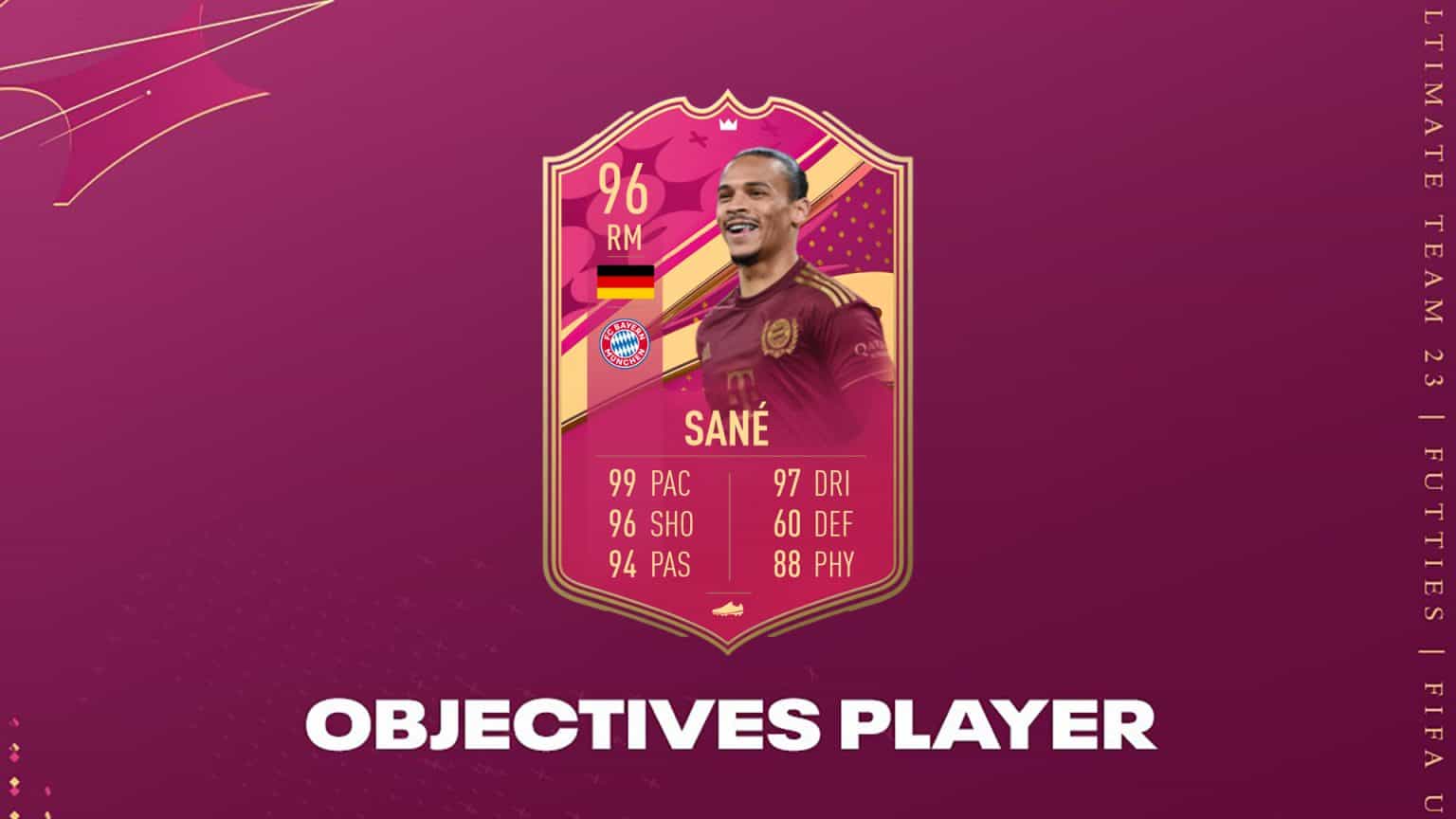 FIFA 23 Leroy Sané FUTTIES Objectives XP - FifaUltimateTeam.it - UK