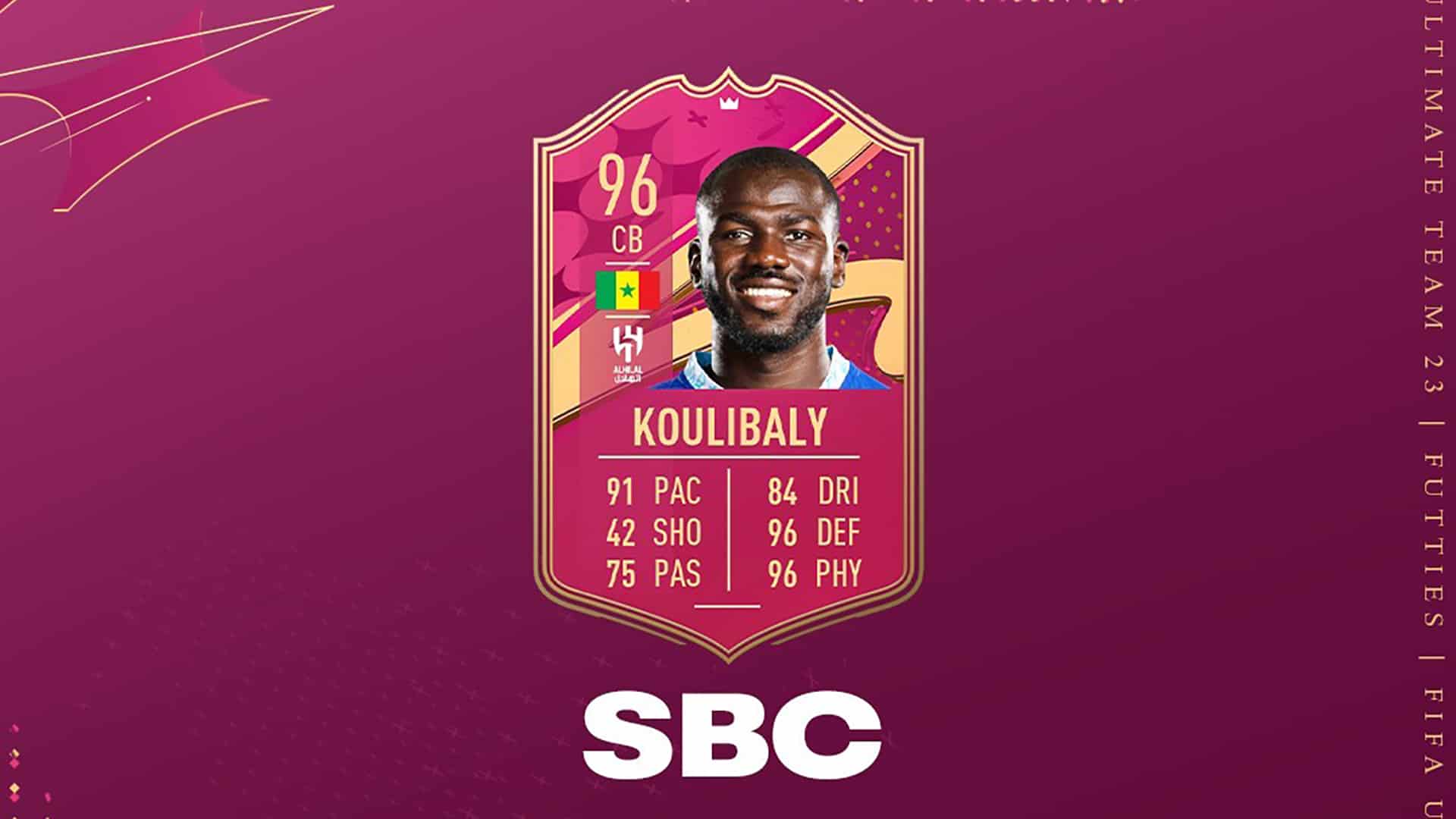 FIFA 23 SBC Kalidou Koulibaly FUTTIES Premium: Cheapest Solutions ... FIFA 23 SBC Kalidou Koulibaly FUTTIES Premium: Cheapest Solutions ...