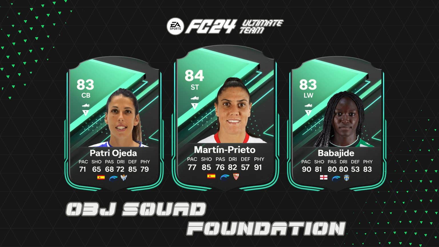 EA FC 24 Squad Foundations Spain Liga F Objectives: Prieto, Ojeda and ...