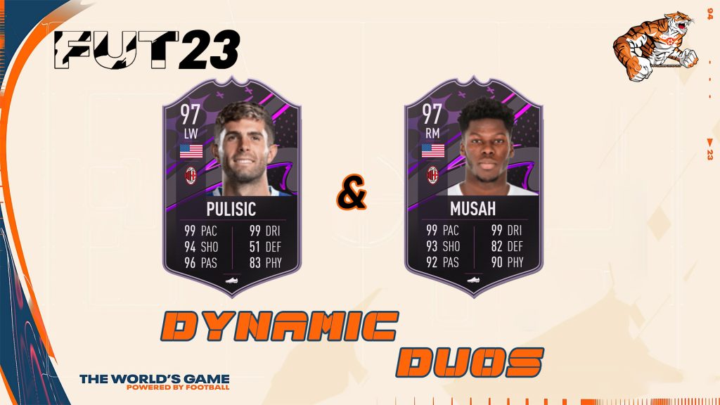 FIFA 23 SBC Pulisic and Musah Dynamic Duos: Cheapest Solutions ...