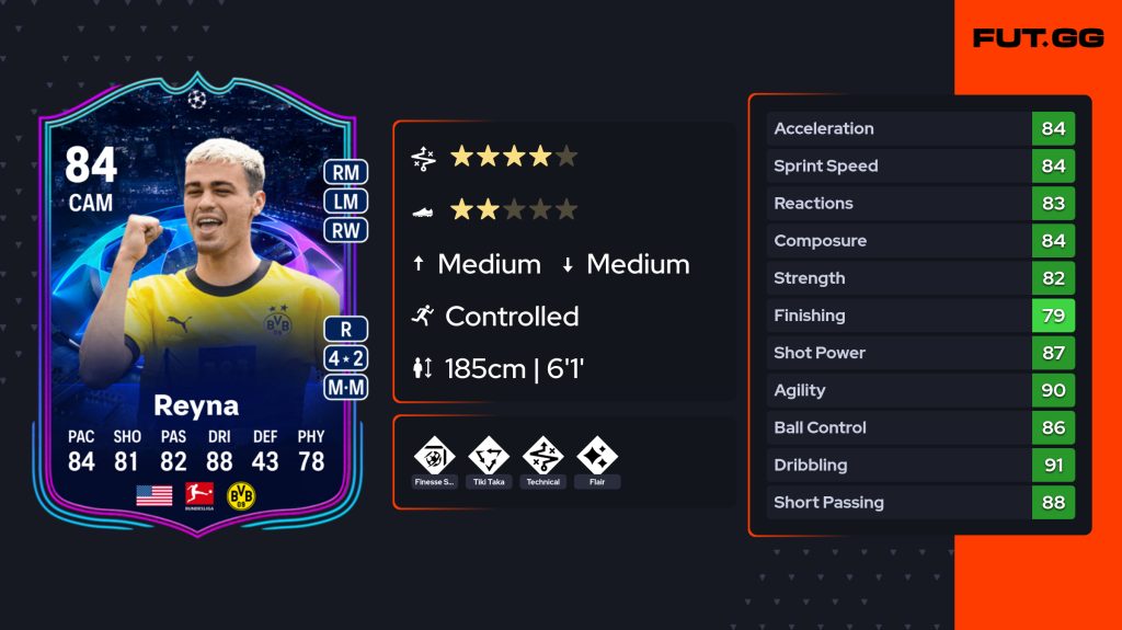 EA FC 24 Giovanni Reyna RTTK Objectives - UCL Road To The Knockouts ...