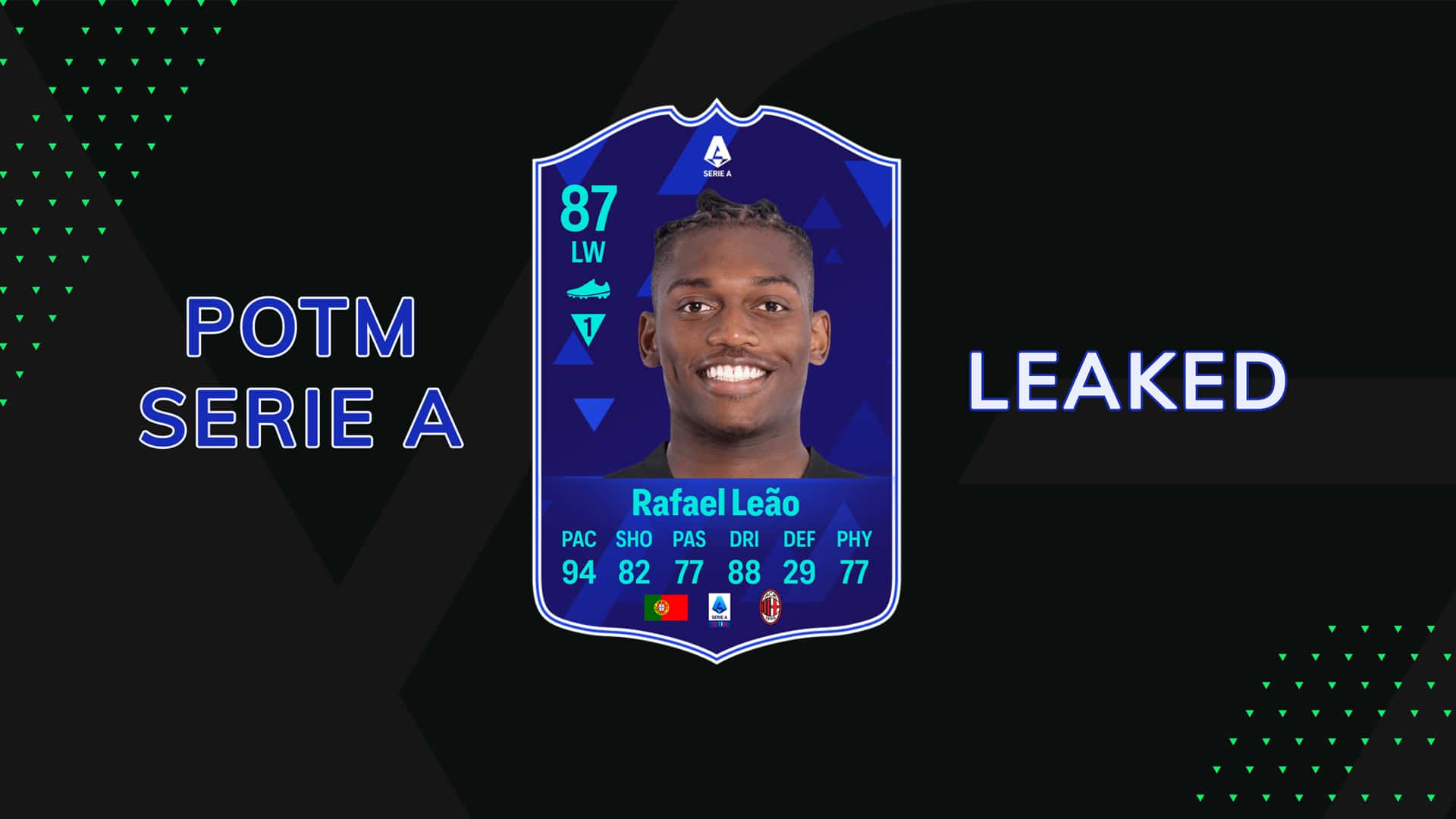 EA FC 24 According to the leaks, Leao will be the Serie A POTM ...