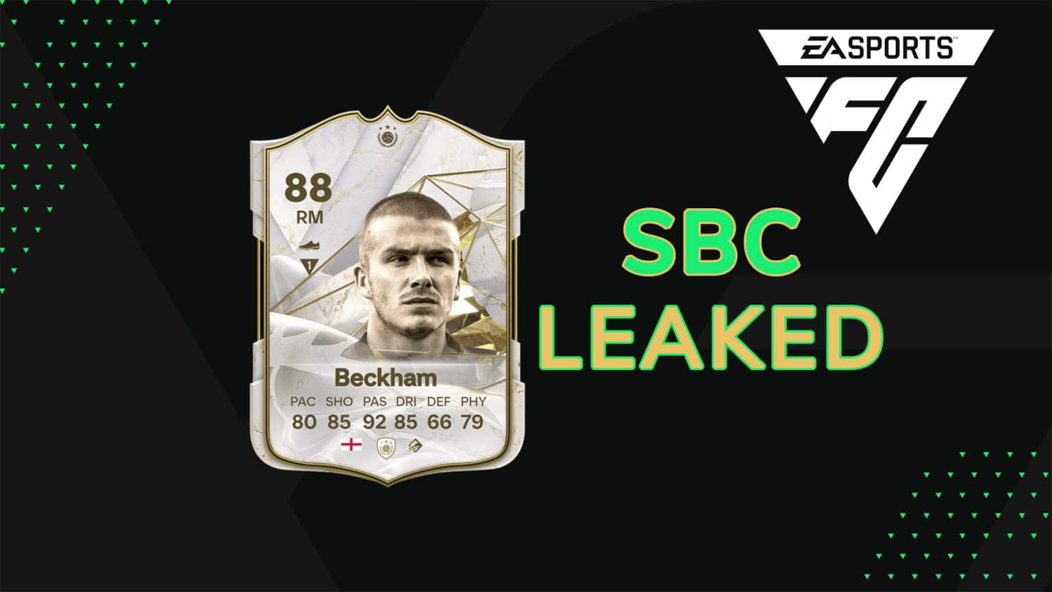 EA FC 24 SBC David Beckham Icon - FifaUltimateTeam.it - UK