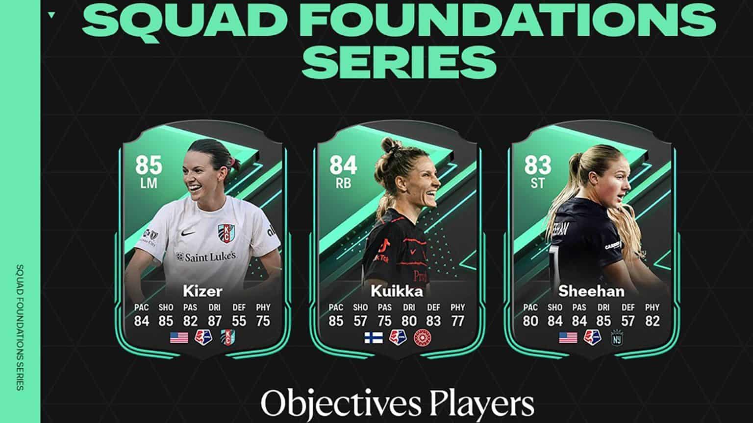 EA FC 24 Barclays WSL Squad Foundations Objectives: Kizer, Kuikka and ...