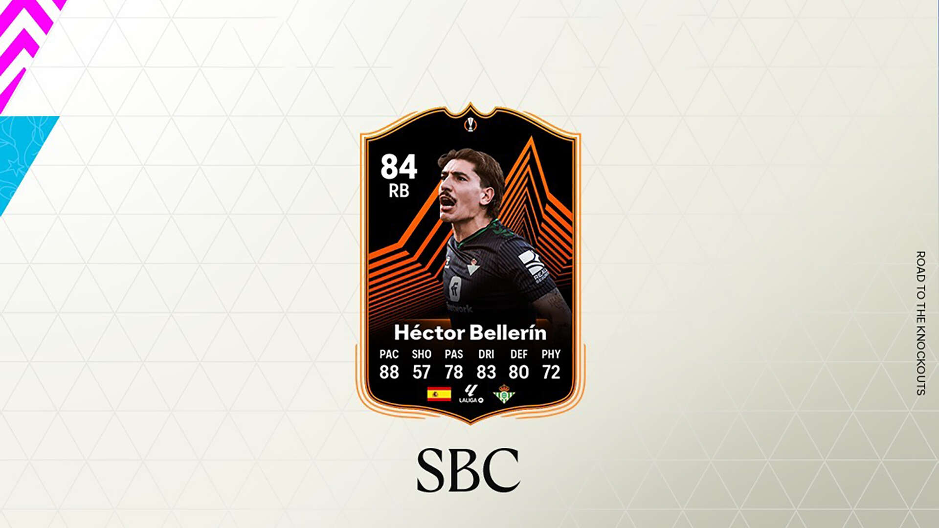EA FC 24 Hector Bellerin RTTK UEL SBC Cheapest Solutions ...