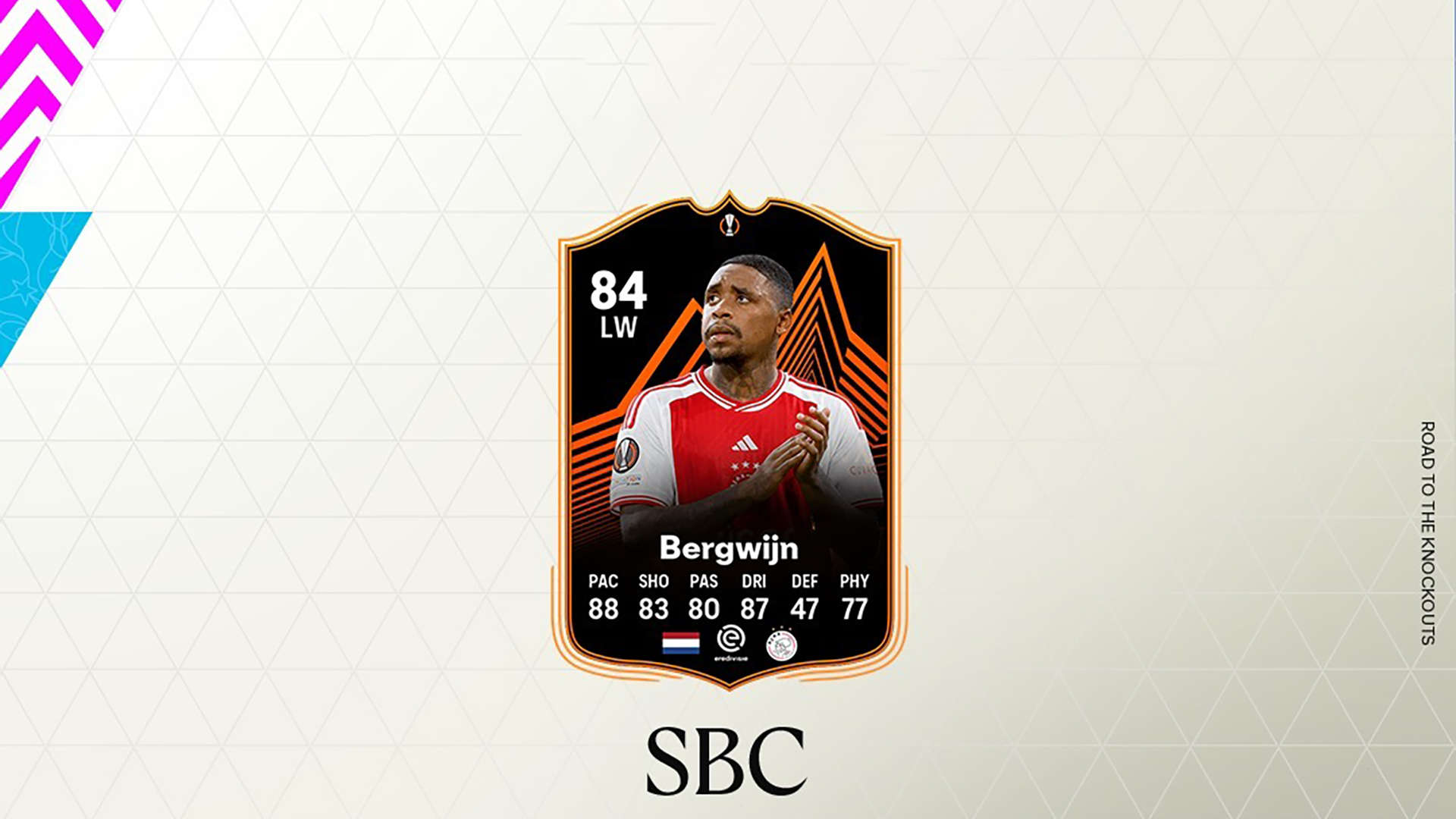 EA FC 24 RTTK UEL Steven Bergwijn SBC Cheapest Solutions And Review ...
