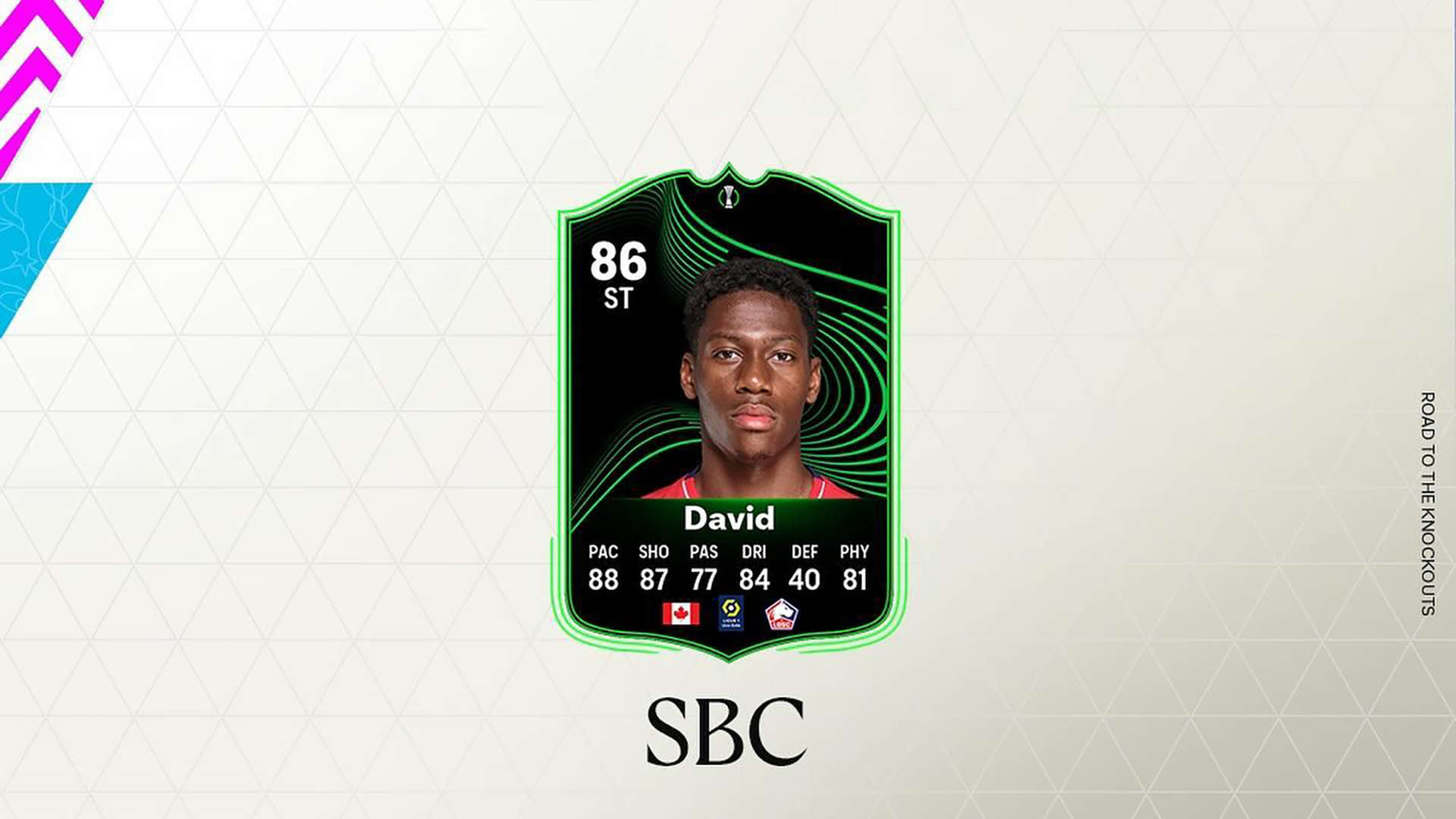 FC 24 RTTK UECL Jonathan David SBC Cheapest Solutions And Review ...