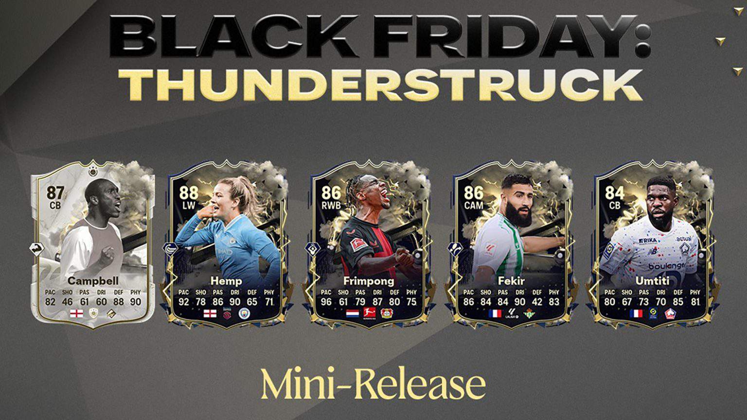 EA FC 24 Icons Thunderstruck Black Friday Mini Release and Leaks ...