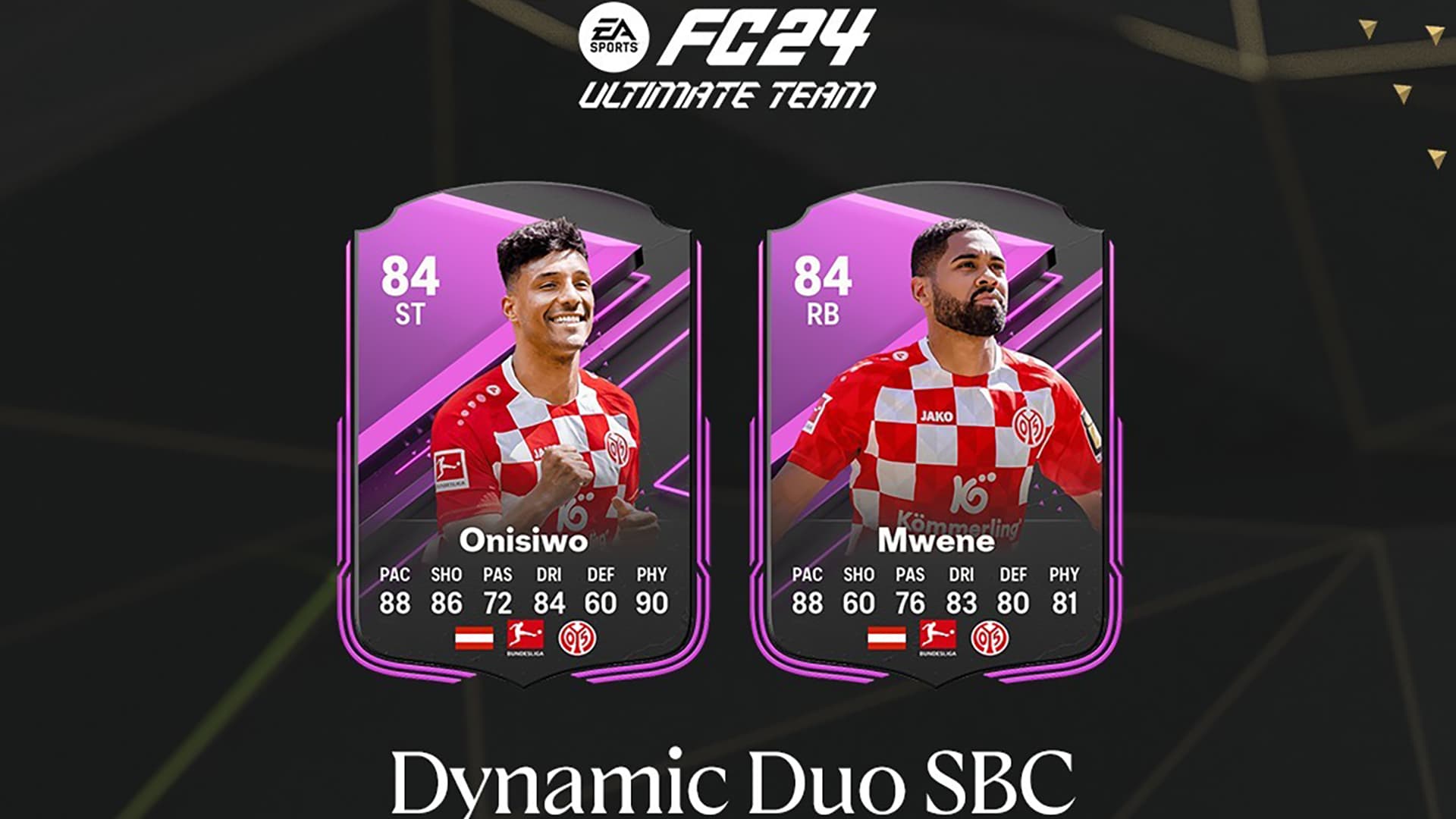 EA FC 24 SBC Onisiwo and Mwene Dynamic Duos Cheapest Solutions ...