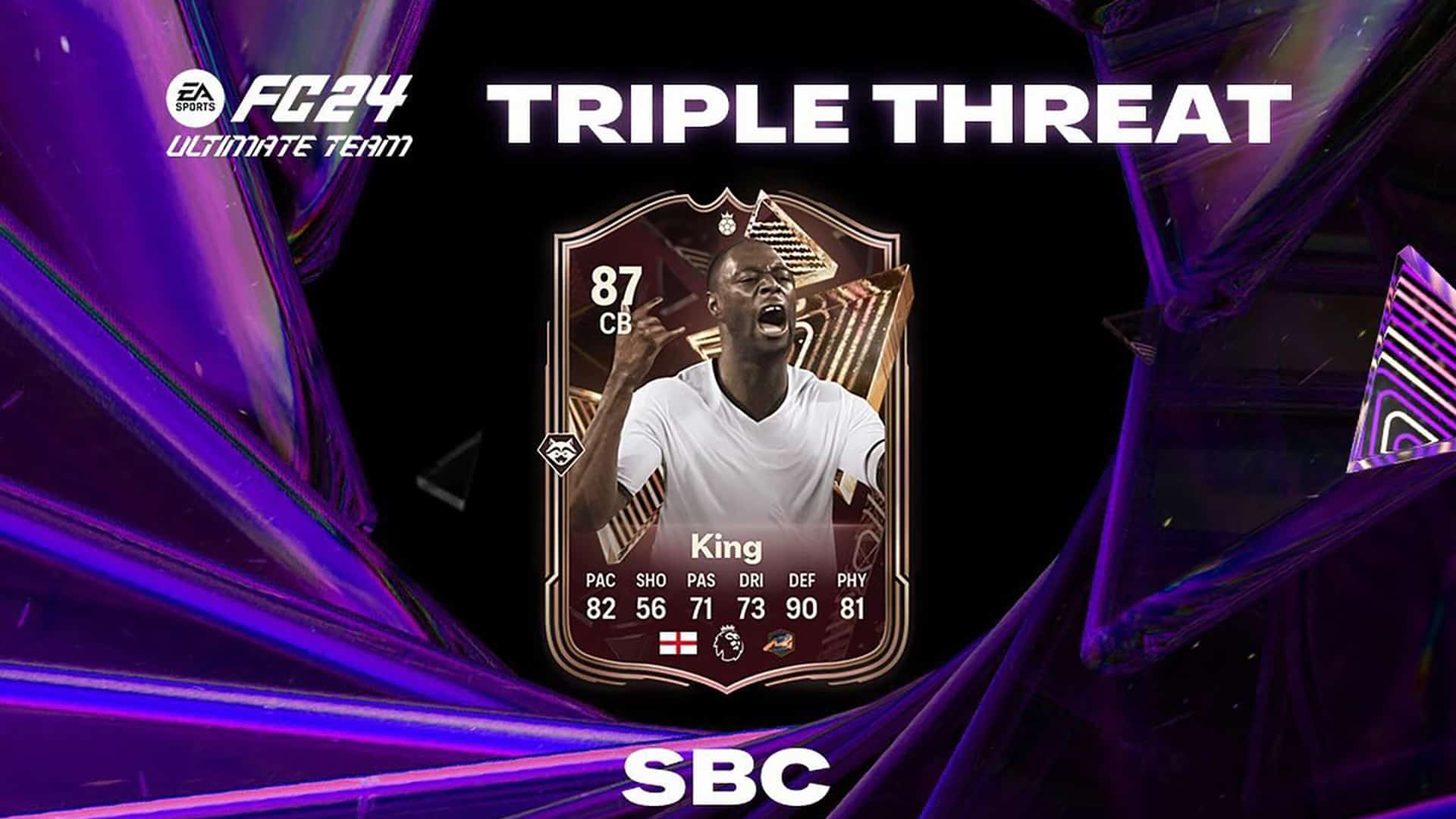 EA FC 24 SBC Ledley King Triple Threat Hero Cheapest Solutions and ...