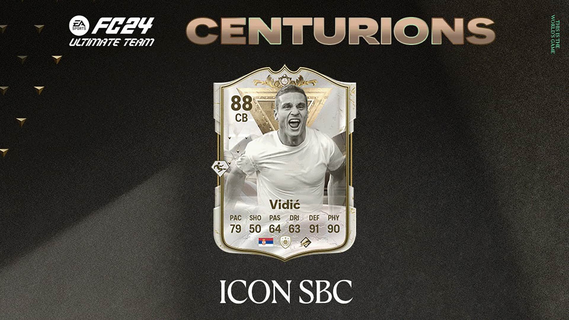 Ea Fc 24 Nemanja Vidic Centurions Icon Sbc Cheapest Solutions And