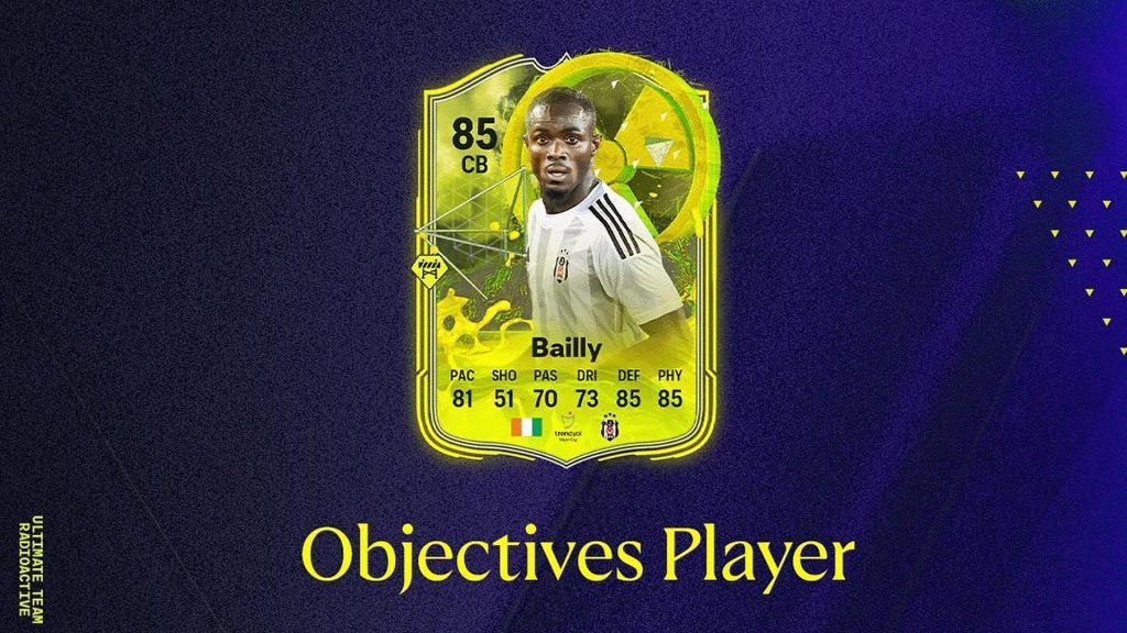 EA FC 24 Eric Bailly Radioactive Objectives | FifaUltimateTeam.it - UK