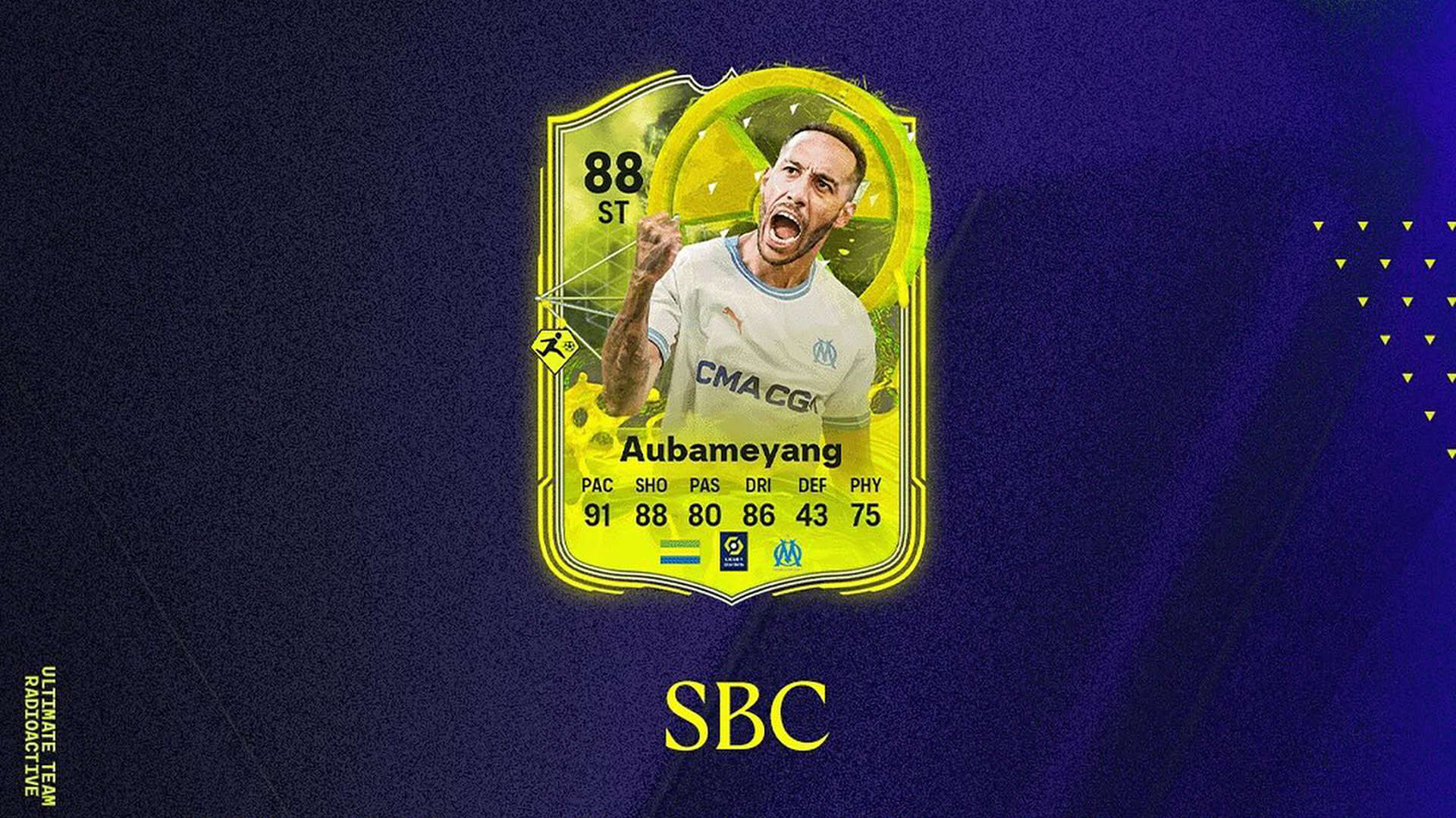 EA FC 24 SBC Pierre Emerick Aubameyang Radioactive Cheapest Solutions ...