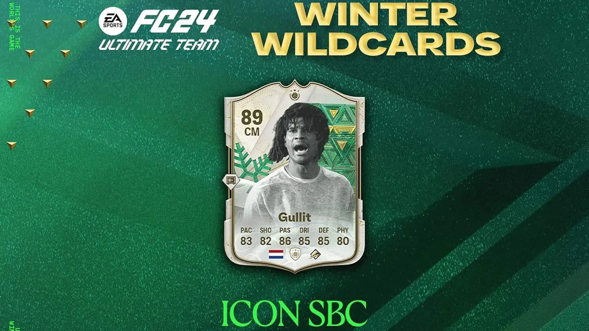EA FC 24 SBC Ruud Gullit Winter Wildcards Icon - Cost, Cheapest ...