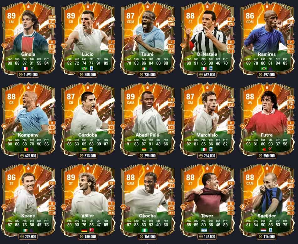FC 24 SBC 86+ Base Hero Player Pick: Top Heroes Rewards and Cost ...