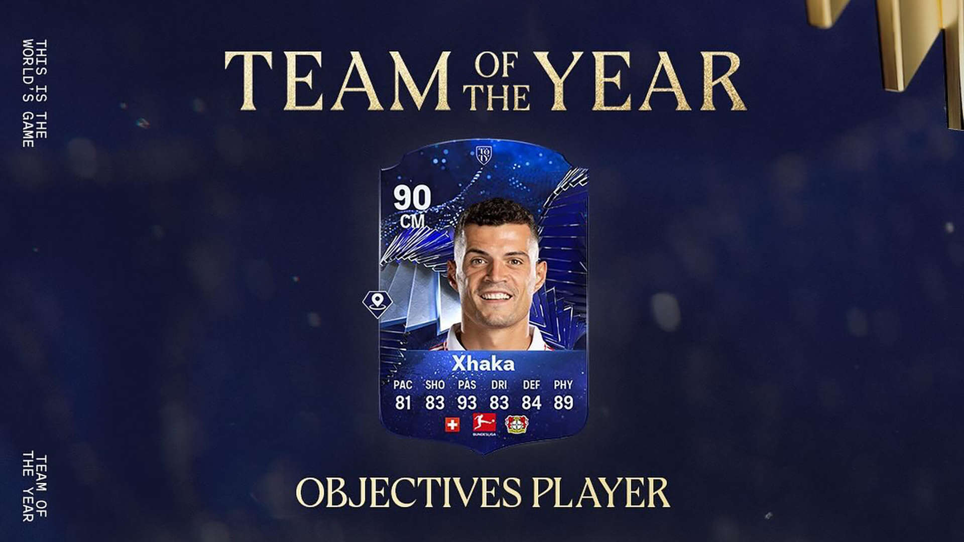 EA FC 24 Granit Xhaka Honourable Mentions Objectives 2023 Year in ...