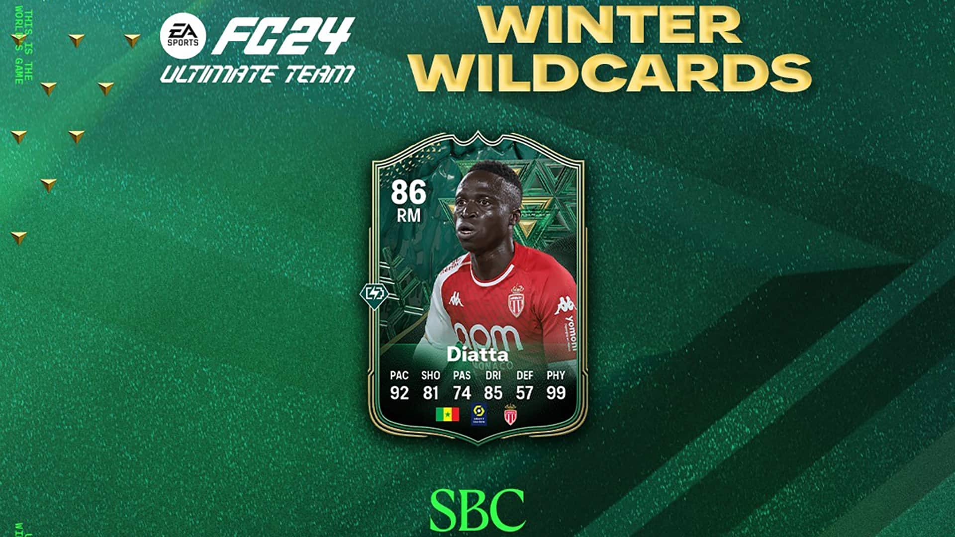 EA FC 24 Krepin Diatta Winter Wildcards SBC - Cost, Cheapest Solutions ...