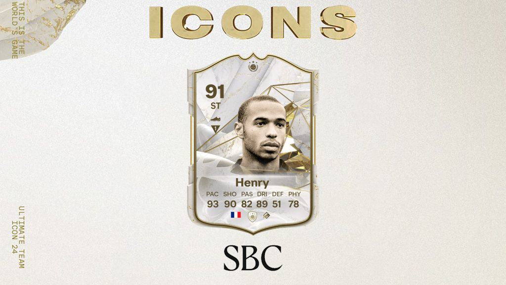 EA FC 24 SBC Thierry Henry Icon: Expected Cost And Cheapest Solutions ...