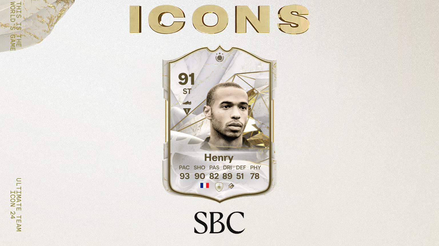 EA FC 24 SBC Thierry Henry Icon: Expected Cost And Cheapest Solutions ...