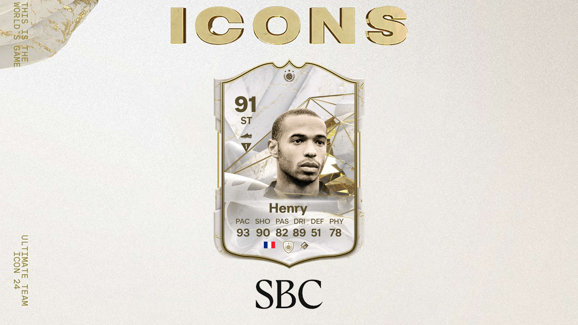 EA FC 24 SBC Thierry Henry Icon: Expected Cost And Cheapest Solutions ...